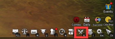 You can open the skill window through the skill icon in the lower right ...