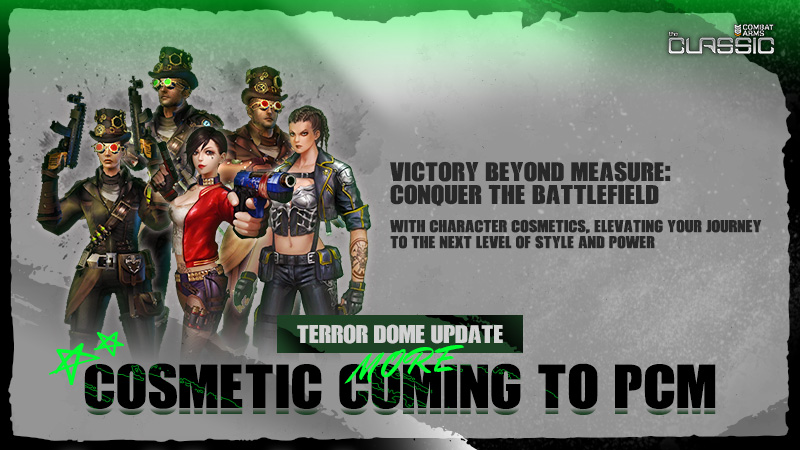 We will be introducing additional cosmetics into PCM mode to enhance ...